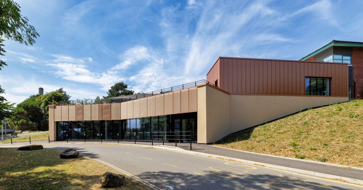 SWIoT Building | Anvil Expanded Mesh Cladding | Taylor Maxwell